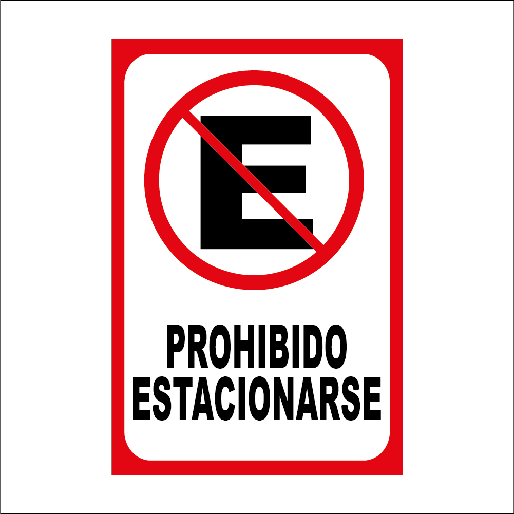 Rótulo prohibiciones 20x30cm - Innovación Digital