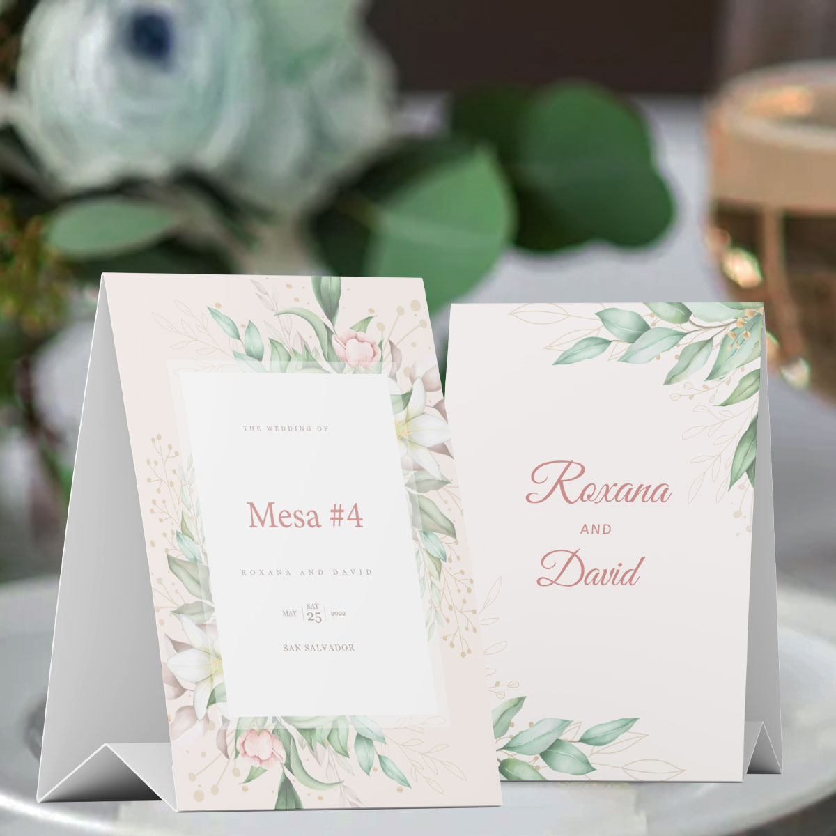 Tent Card para mesas 5×6″ - Innovación Digital